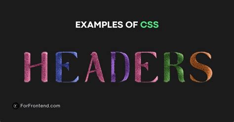 16 Cool Css Headers Forfrontend 16 Cool Css Headers Forfrontend