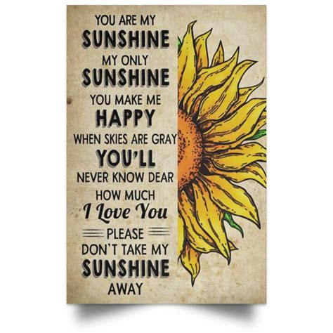 You Are My Sunshine Quotes