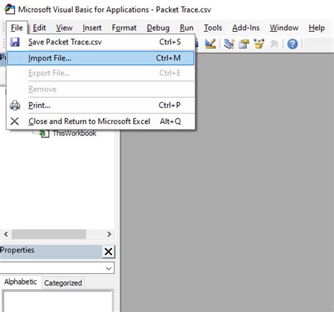 How To Import Bas File In Ms Excel Netsim Support Portal