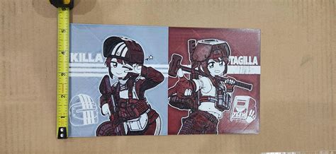 Killa And Tagillaアニメポスター 3dプリントフルカラータルコフゲーマーウォールアート Etsy 日本