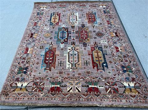 Hand Knotted Afghan Rug Premium Hand Spun Afghan Wool Fair Trade For
