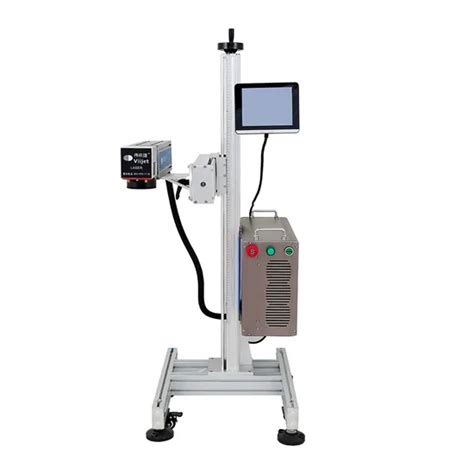 Metallics Engraving Machine Fiber Laser Coding Machine Barcodeqr Code