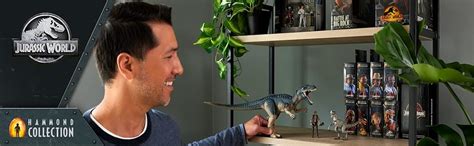 Mattel Jurassic World Hammond Collection Allosaurus Dinosaur Action