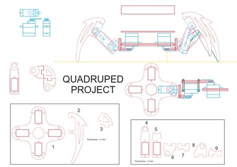 Quadruped Project Thickness Details Pdf