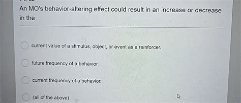 Solved An Mos Behavior Altering Effect Could Result In An