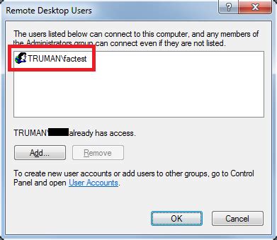 Remote Desktop Connection Windows Client Information Technology Services