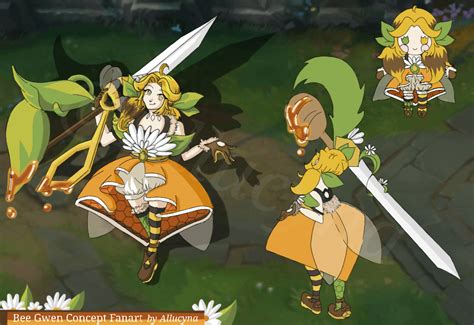 Bee Gwen Concept Fanart Rgwenmains