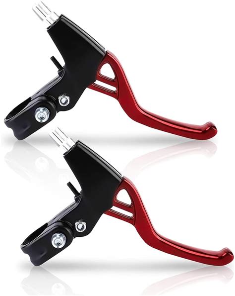 Frdhee 1 Pair Bike Brake Levers Universal Aluminum Alloy