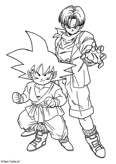 1551081328 ドラゴンボール Z オンライン 17t ぬりえ 塗り絵