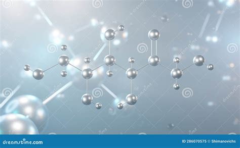 Fructose Molecular Structure 3d Model Molecule Beta D Fructofuranose