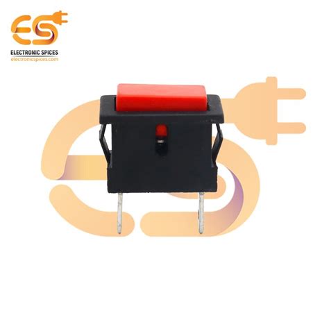 Buy Spst Momentary Rectangle Shape Push Button Switch Pack Of 5