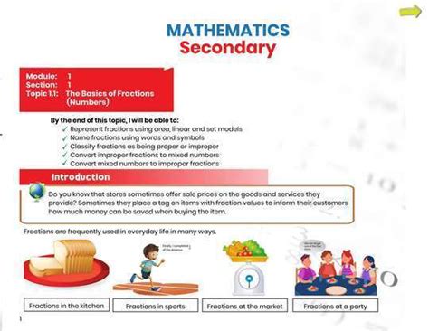 Mathematics Secondary Module 1 Section 1 Topic 11 By Ministry Of