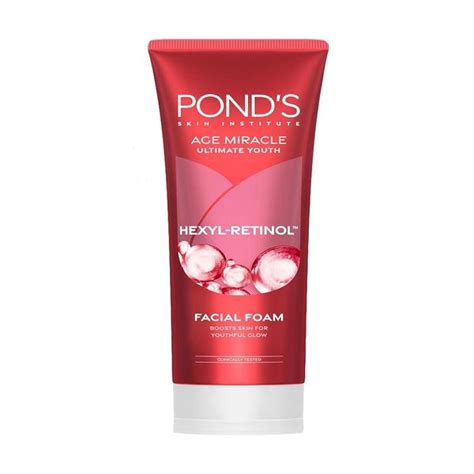 Ponds Age Miracle Hexyl Retinol Facial Foam Cloud Shop Bd