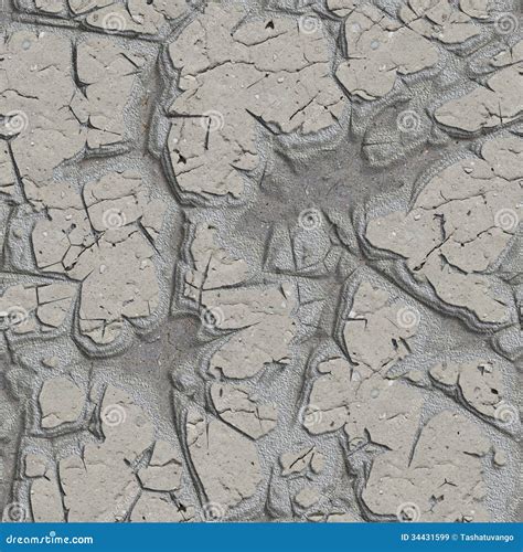 Cracked Plaster Wall Seamless Tileable Texture Royalty Free Stock