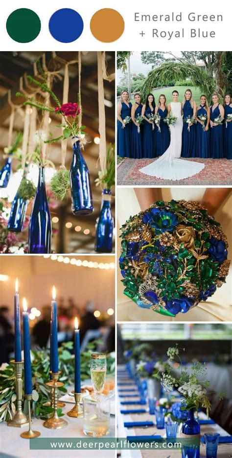 Royal Blue And Gold Wedding Decorations