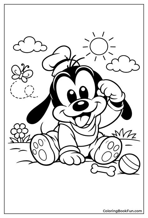 5 Goofy Coloring Pages Free Pdfs Coloringbookfun