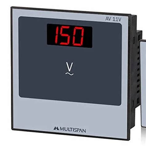 Led Av11v Single Phase Digital Voltmeter 200 V At ₹ 605piece In
