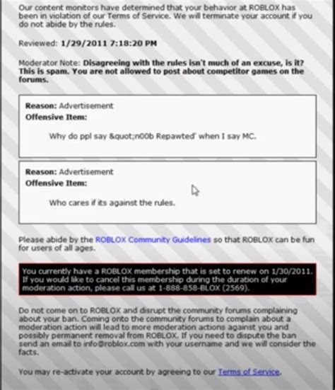 Custom Written Moderator Notes Rrarerobloxbans