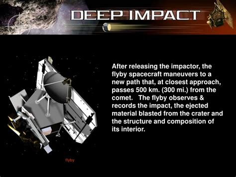 Ppt Exploring Comet Tempel 1 Nasas Deep Impact Mission Powerpoint