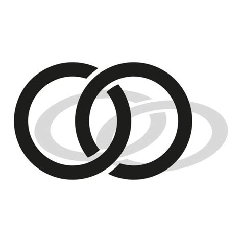 70 Interlocking Ring Icons Stock Illustrations Royalty Free Vector