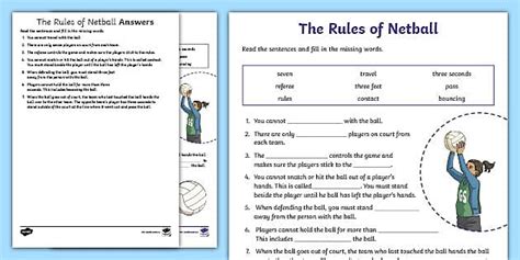 Movement Challenges The Rules Of Netball