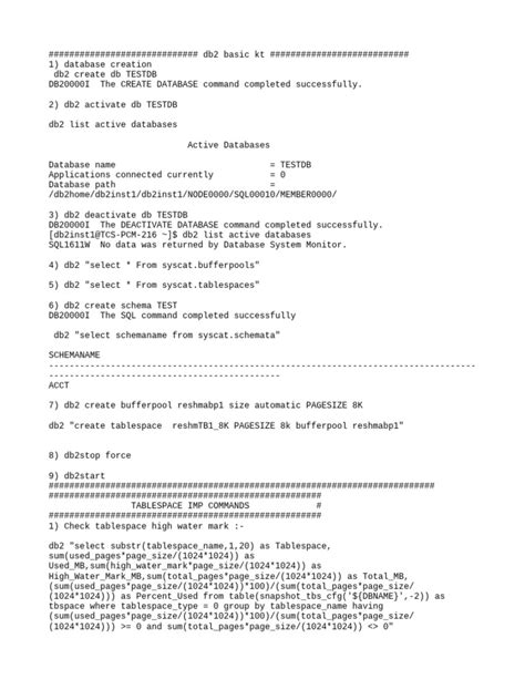 Db 2 Basic Pdf Ibm Db2 Databases