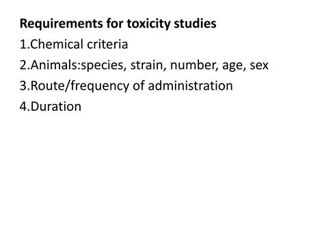 Toxicity Studies Pptx