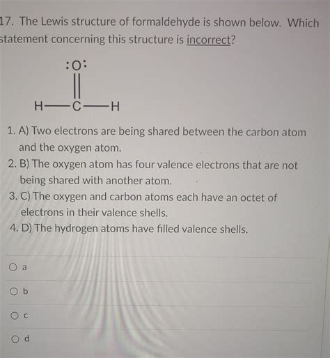 Formaldehyde Structure
