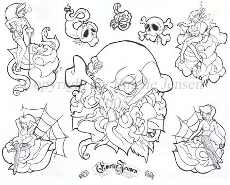 Free Printable Tattoo Flash Sheets Templates Printable