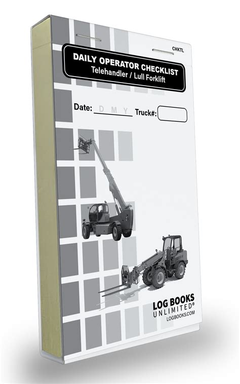 Telehandlerlull Forklift Replacement Log Chktl Log Books Unlimited