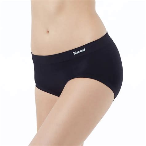 Wacoal Black Oh My Nudes Bikini Panty Wu2998 Set 2 Pcs Th