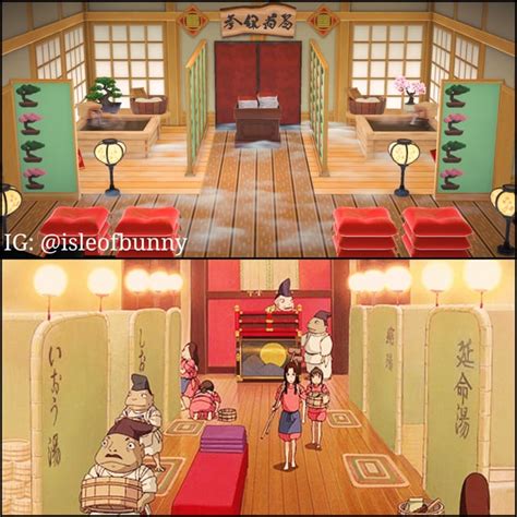 Recreating Spirited Away Bathhouse Interior 🌸💗🌸 Ranimalcrossing