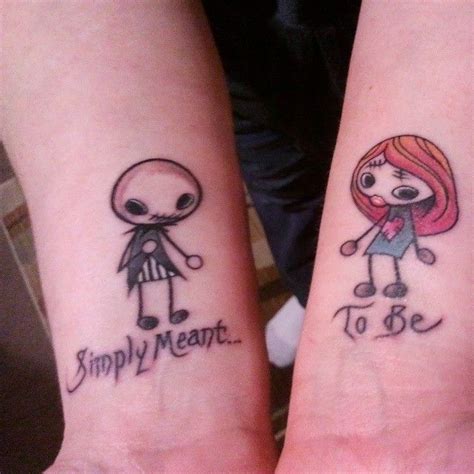 Small Jack And Sally Tattoos Entertainmentmesh
