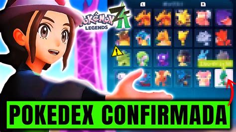 🚨 Filtrada La Pokedex De Pokemon Leyendas Za 306 PokÉmon Disponibles