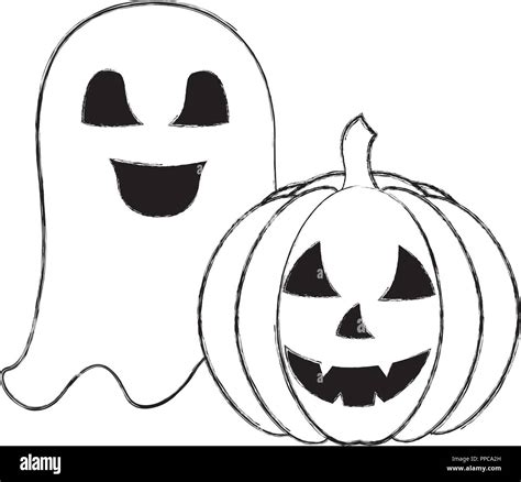Halloween Ghost Drawings