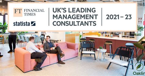 Oaklin Recognised As One Of Uks Leading Management Consultants By Ft