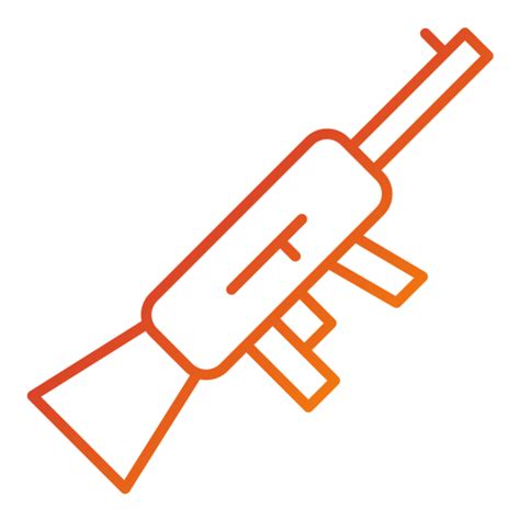 Machine Gun Generic Gradient Outline Icon