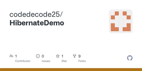 Github Codedecode25hibernatedemo