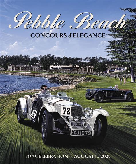 74th Pebble Beach Concours Delegance Program By Pebble Beach Concours