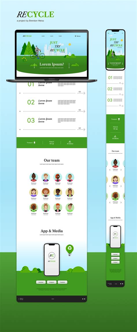 Recycle Uxui Project On Behance