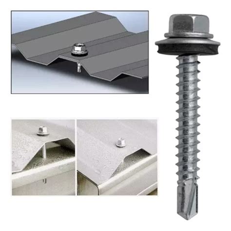 Autoperforante Hexagonal Con Arandela Para Broca De 12 X 1 Pack X 4