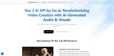 Veo 3 Ai Api By Kieai Budget Friendly And Robust Veo 3 Api Aitoolnet