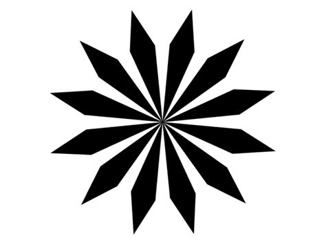 Twelve Pointed Star Geometric Shape Logo Template Vector File Download Logowik