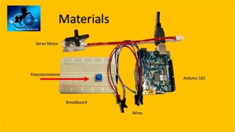 Servo Motor Potentiometer Arduino Potentiometer Controlled Servo 5 Steps With Pictures