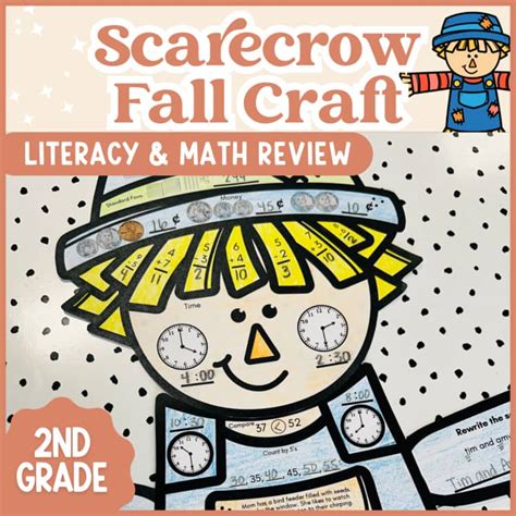 2nd Grade Fall Craft Math And Literacy Review Fun Fall Bulletin Board