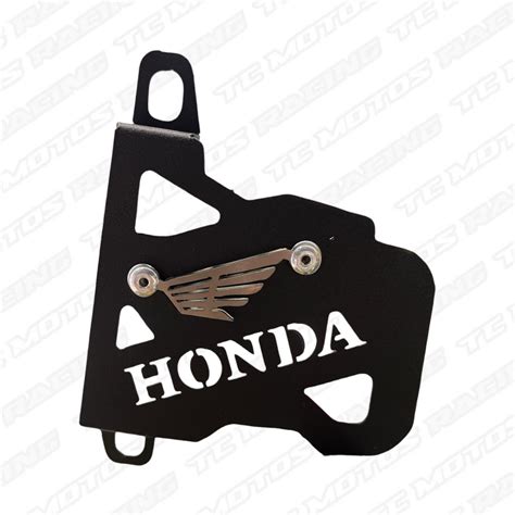 Protector Caliper Acero Negro Xre Xr 150190 3d Tc Motos Racing