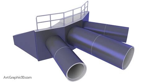 Storm Drain Outlet 3d Model Download