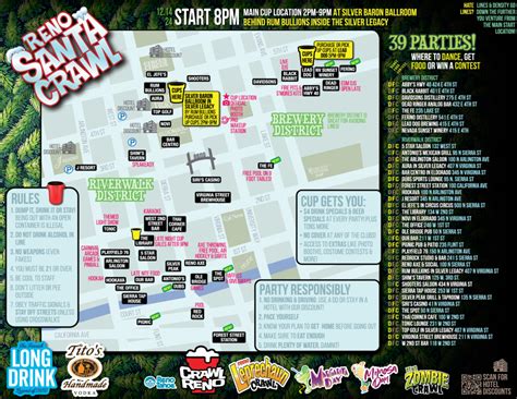 Reno Santa Crawl 2025 Saturday Dec 14th