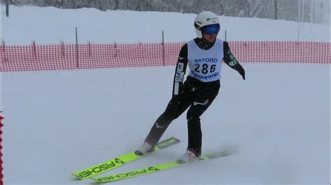 谷地宙 選手 第39回全日本コンバインド 前半ジャンプ 755メーター Youtube