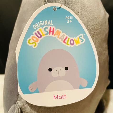 Kellytoy Toys Squishmallow Matt The Manatee 8 Poshmark